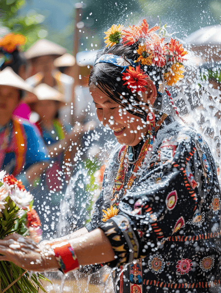 泼水节图片 泼水节3D素材 泼水节海报模板免费下载 潮国创意