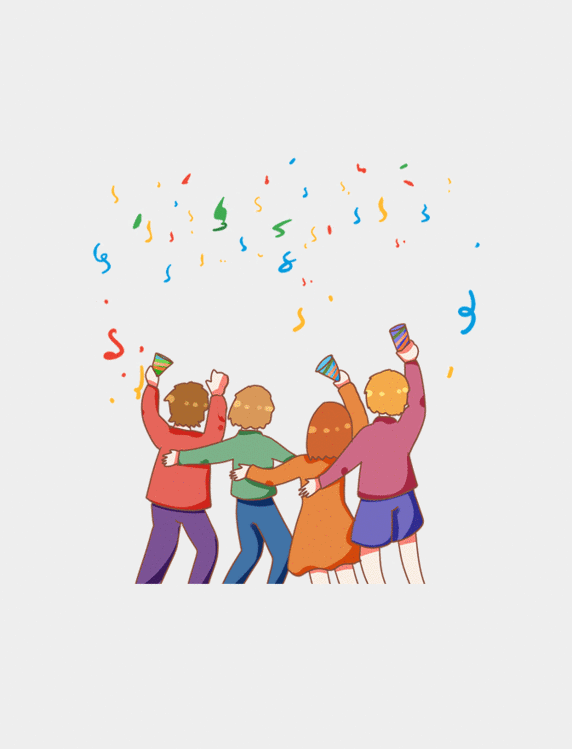 欢呼雀跃起来,卡通图片(第6页)_大山谷图库